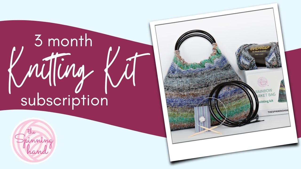 Knitting Kit of the Month Club | 3 months | knit a hat, a purse, and ...