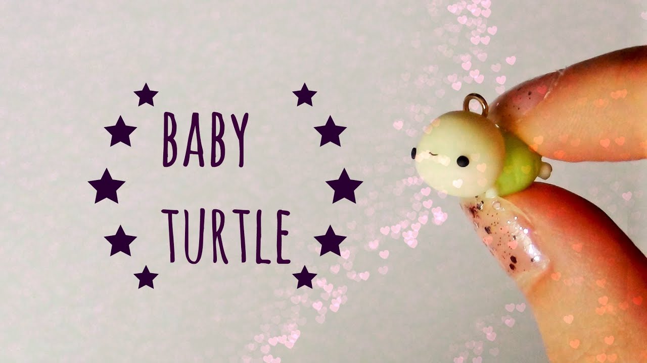 Baby Turtle Polymer Clay Tutorial - YouTube