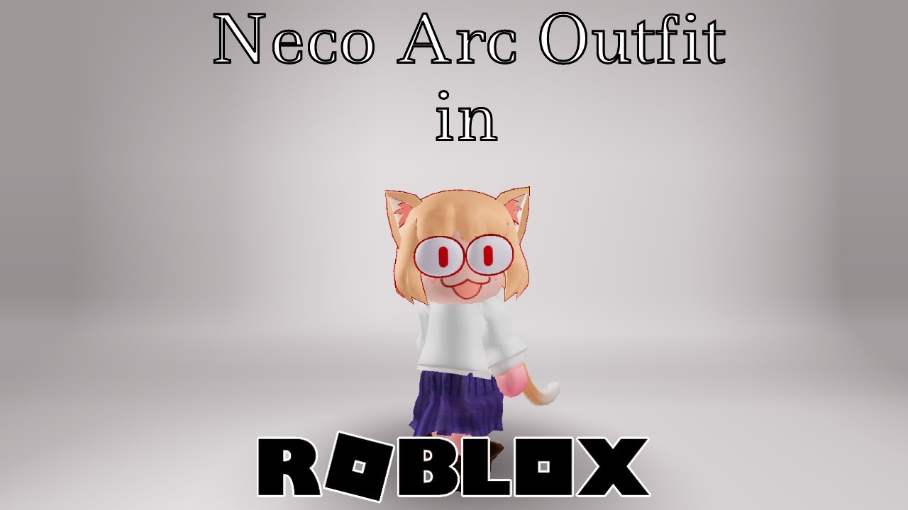 Roblox - Neco Arc Outfit VHS Tutorial (Items and Settings in ...