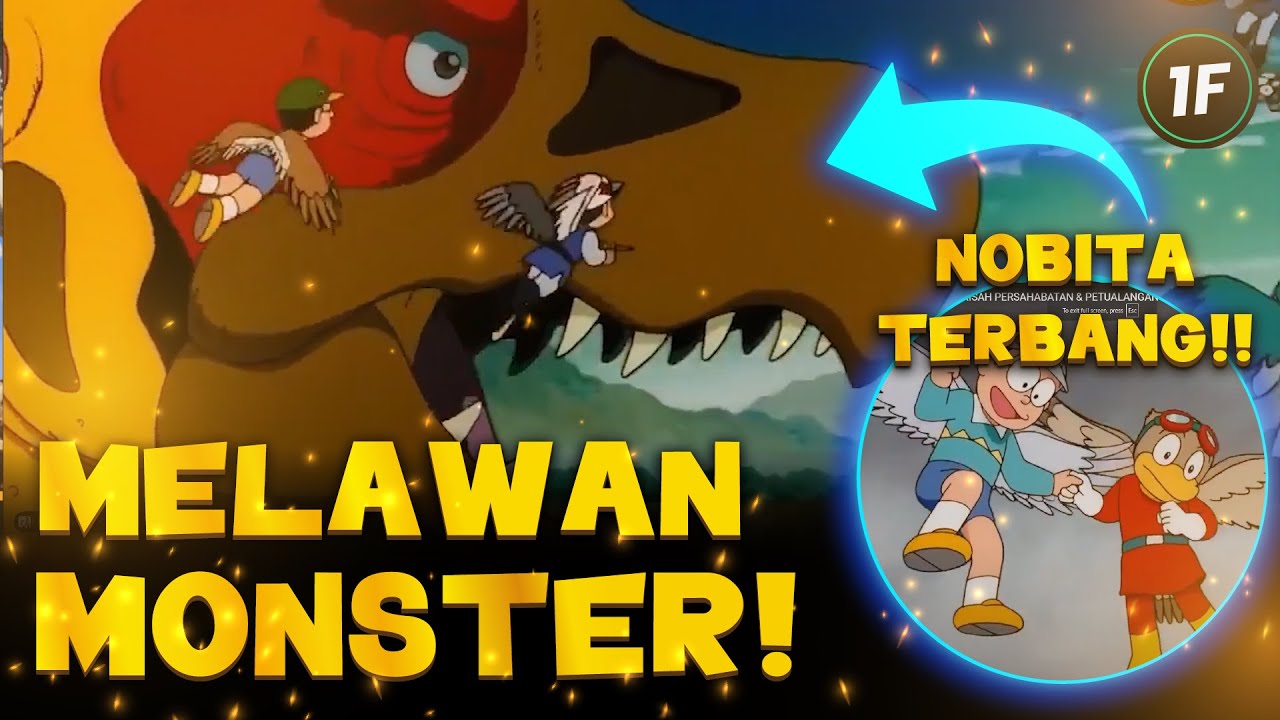 PETUALANGAN NOBITA MENYELAMATKAN KERAJAAN BURUNG DARI MONSTER NAGA KUNO ...