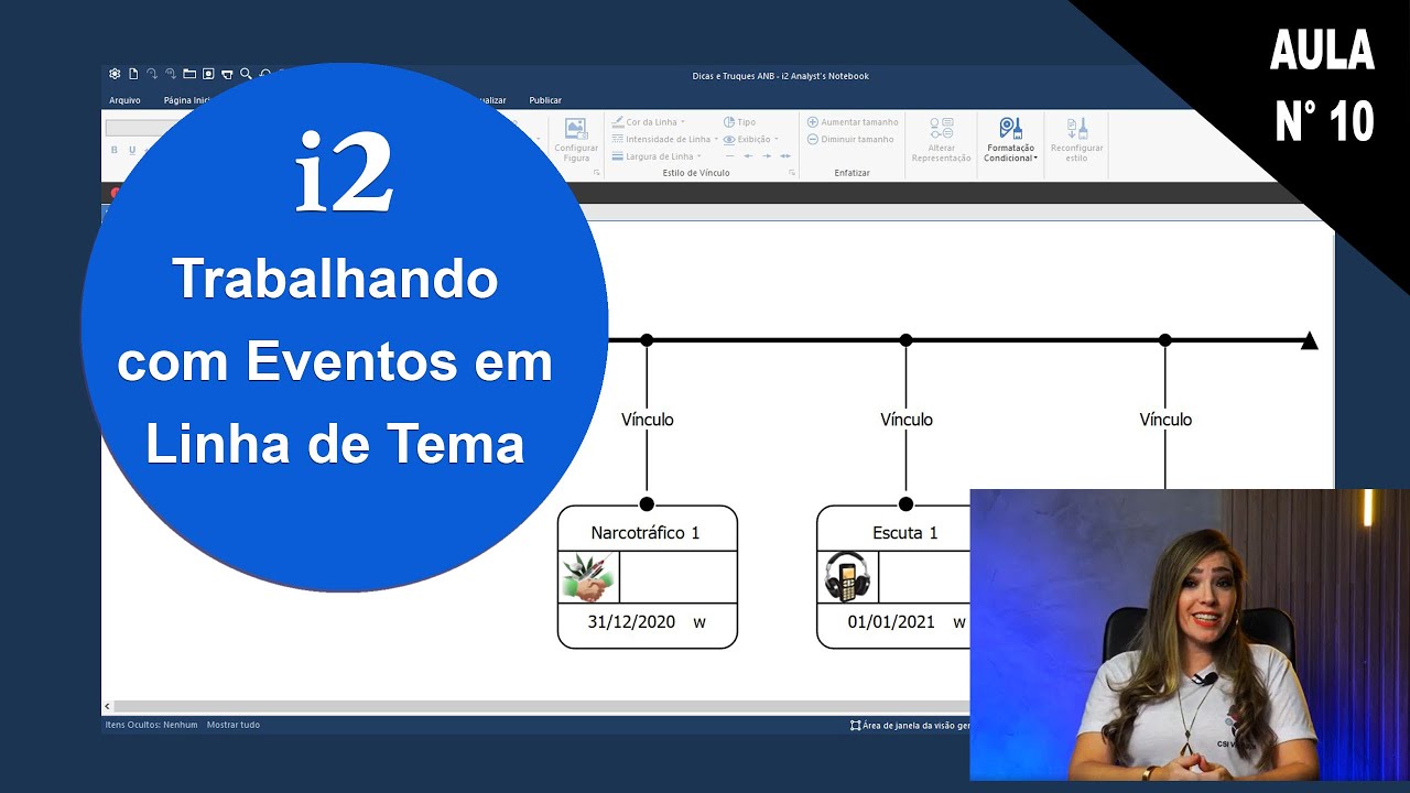 i2 Aula 10 - Trabalhando com Eventos em Linha de Tema - Aprenda i2 Muito Além do Analyst's ...