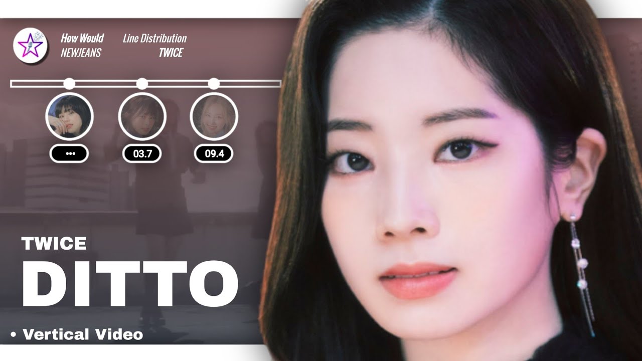 [Vertical Video] How Would TWICE Sing - Ditto by NewJeans - YouTube