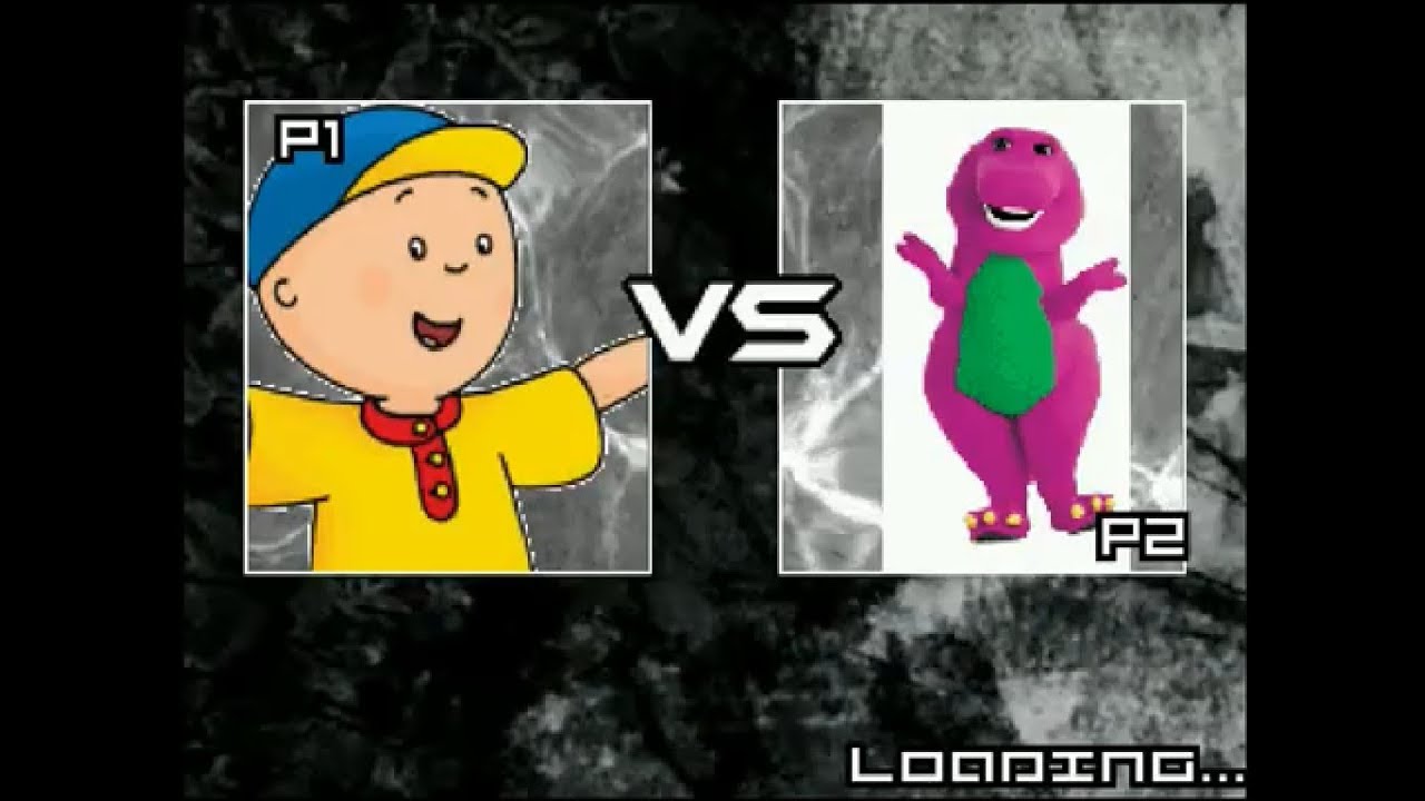 Barney (Barney & Friends) Vs. Caillou | LEGENDARY BATTLES #563 - YouTube