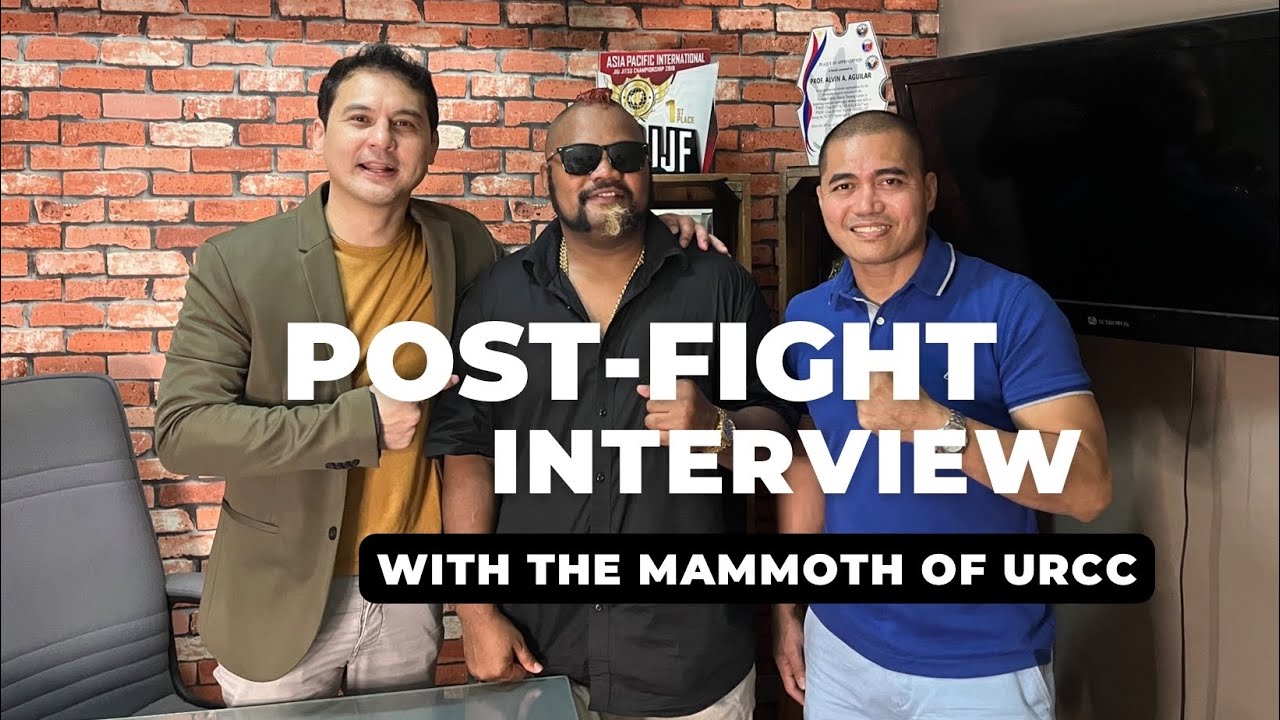 URCC Exclusive Post-Fight Interview with The Mammoth | URCC 79: Rise Up ...