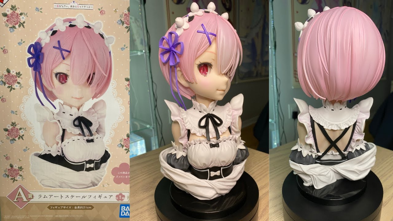 Ram Bust Prize Figure By Bandai Spirits (Unboxing & Review) - YouTube