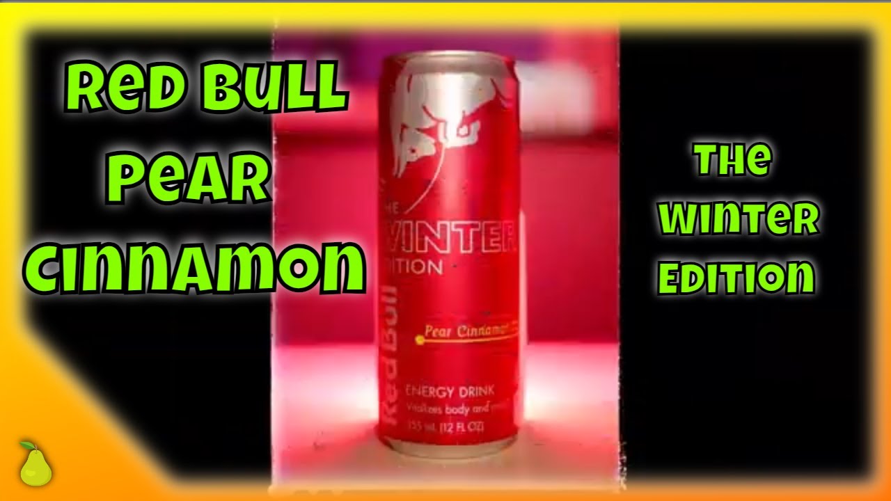 Redbull Pear Cinnamon The Winter Edition - YouTube