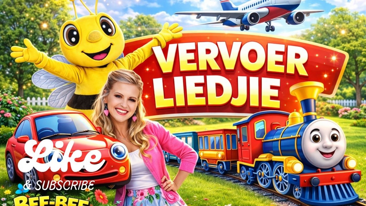 Vervoer Liedjie vir Kinders | Bee-Bee die By | Leer oor Vervoer - YouTube