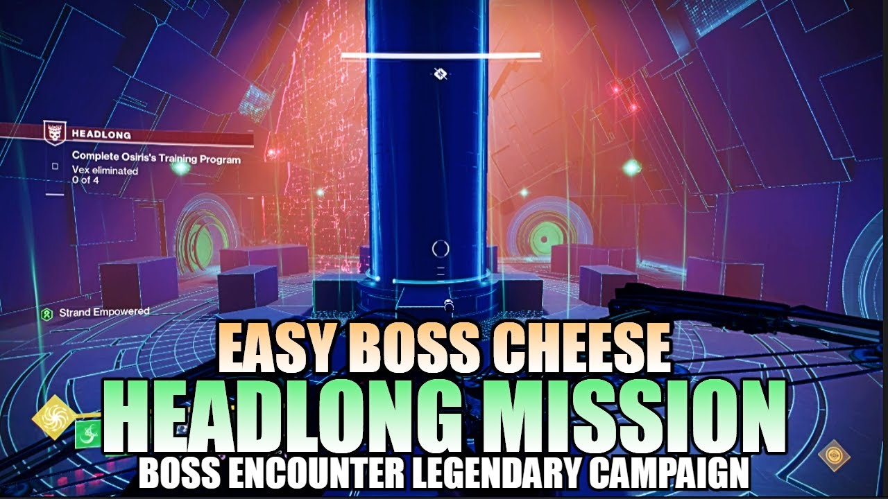 EASY Boss Cheese "Headlong" Mission Boss Fight [Destiny 2 Lightfall ...