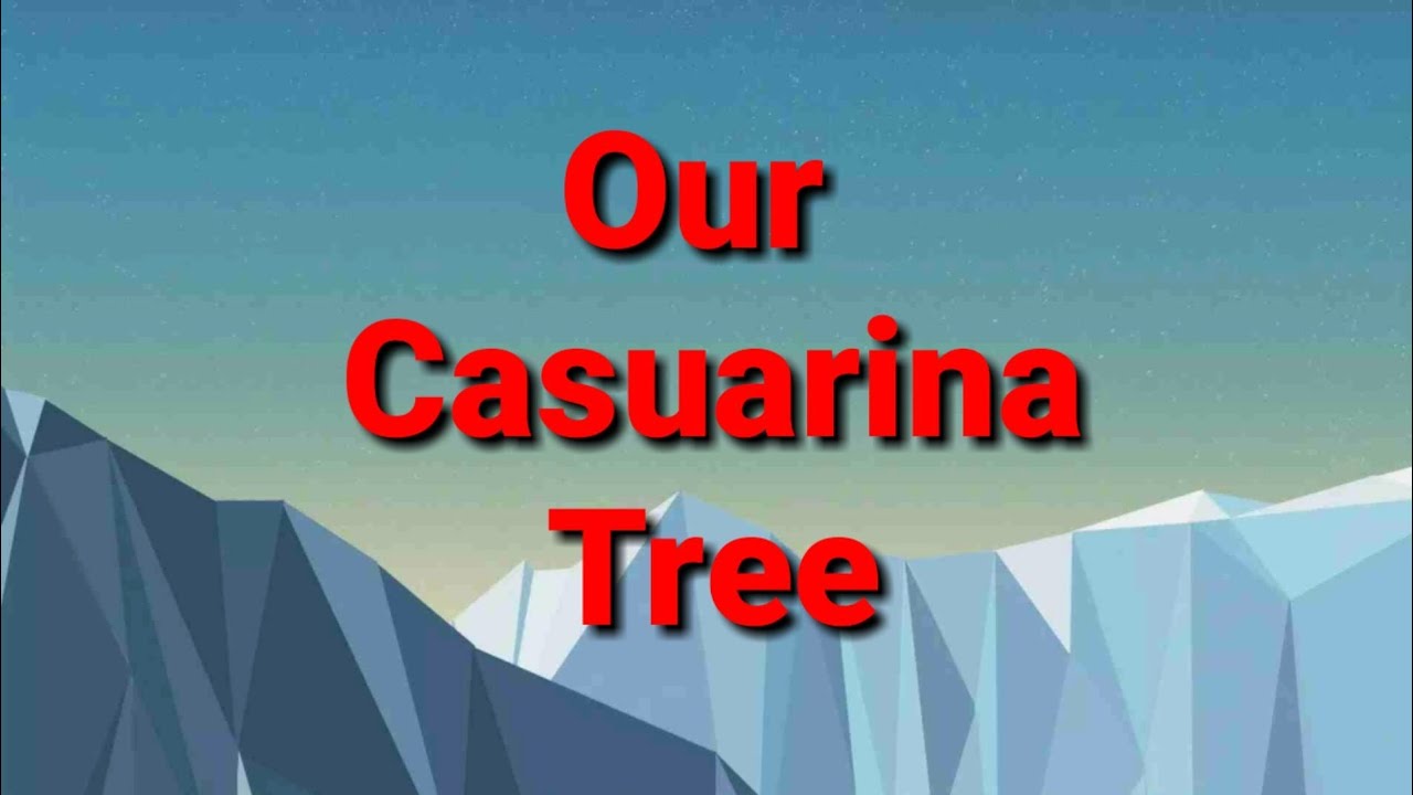 Poem 7| Our Casuarina Tree | by Toru Dutt|UP board |class 11 - YouTube
