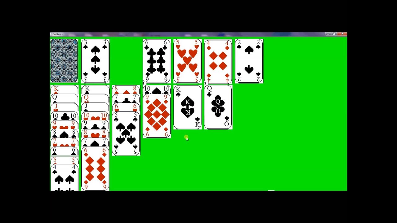Solitario "Klondike" - Automatic solver - YouTube