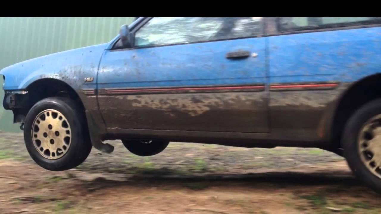 Ford laser tx3 paddock bomb - YouTube