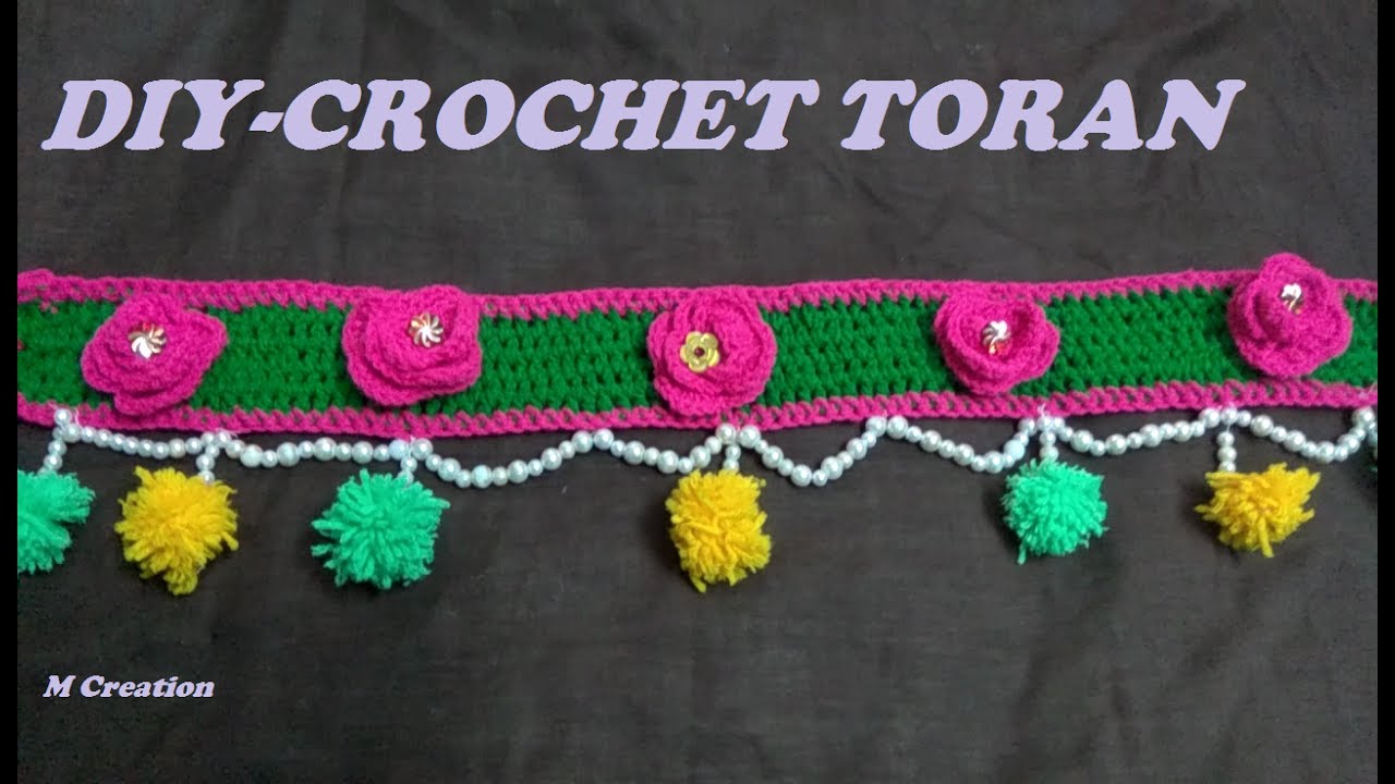 how to make CROCHET TORAN - YouTube