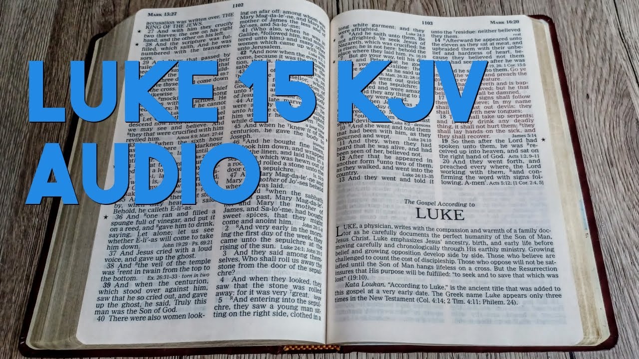 Luke 15 KJV. This man receives sinners, and eats with them. - YouTube