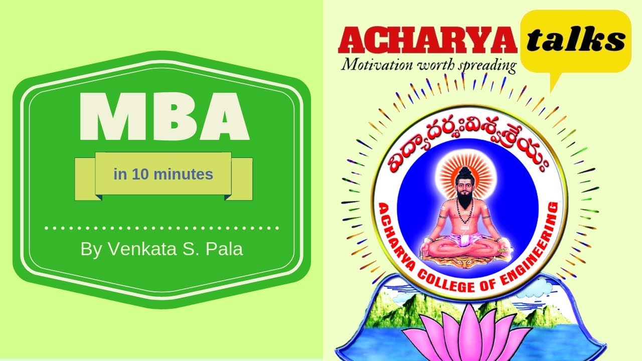 MBA in 10 Minutes - Animated Summary - YouTube