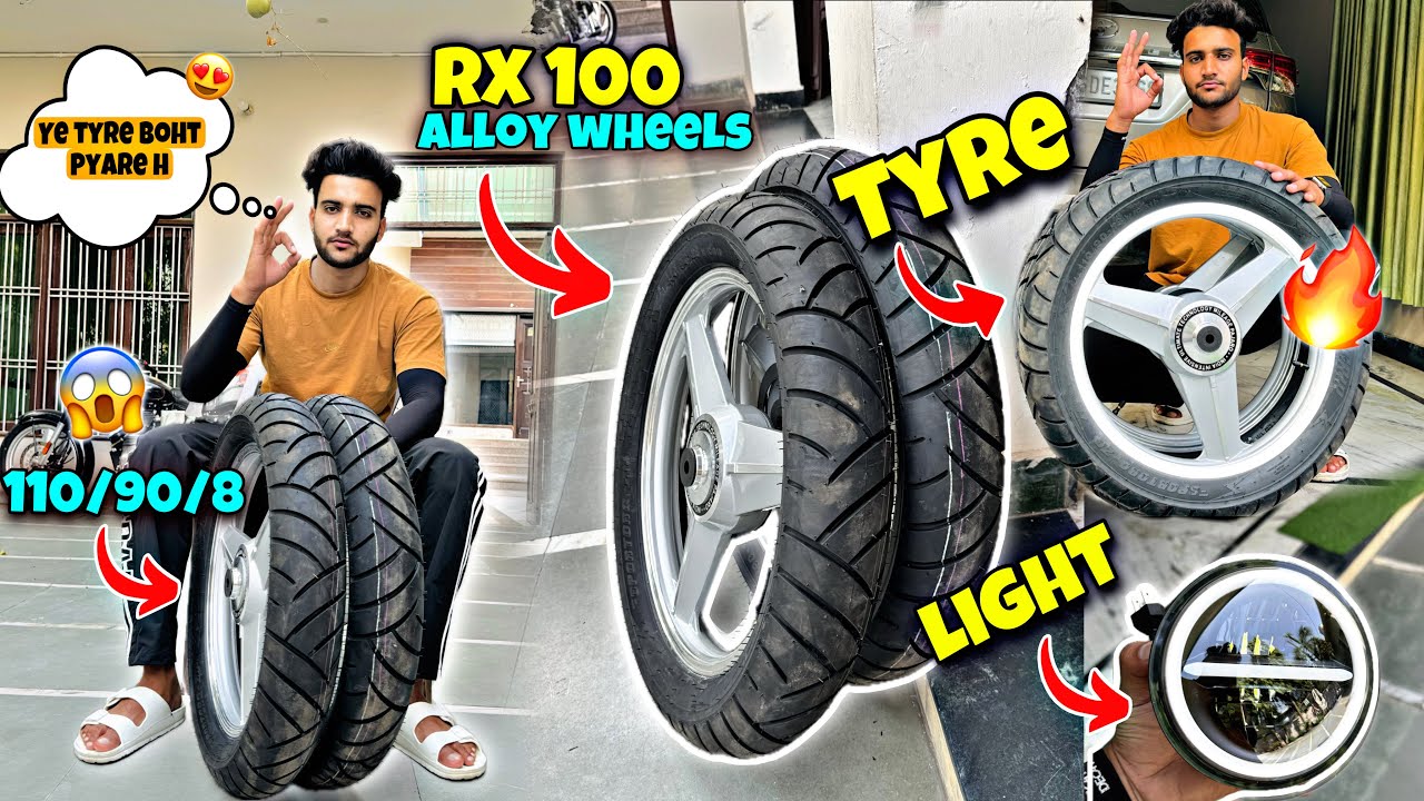 RX100 M ALLOY WHEEL TYRE DALWADIYE 🔥@shekher_5600_Vlogs - YouTube