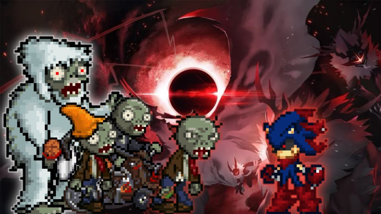 Zombies(Plants & Zombies)(New) VS Sonic.Exe V2 (AF) in Jump Force Mugen ...