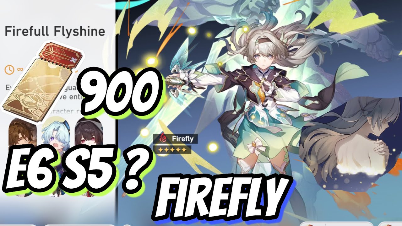 Quay Firefly e6s5 với 900 vé vàng | Honkai Star Rail - YouTube