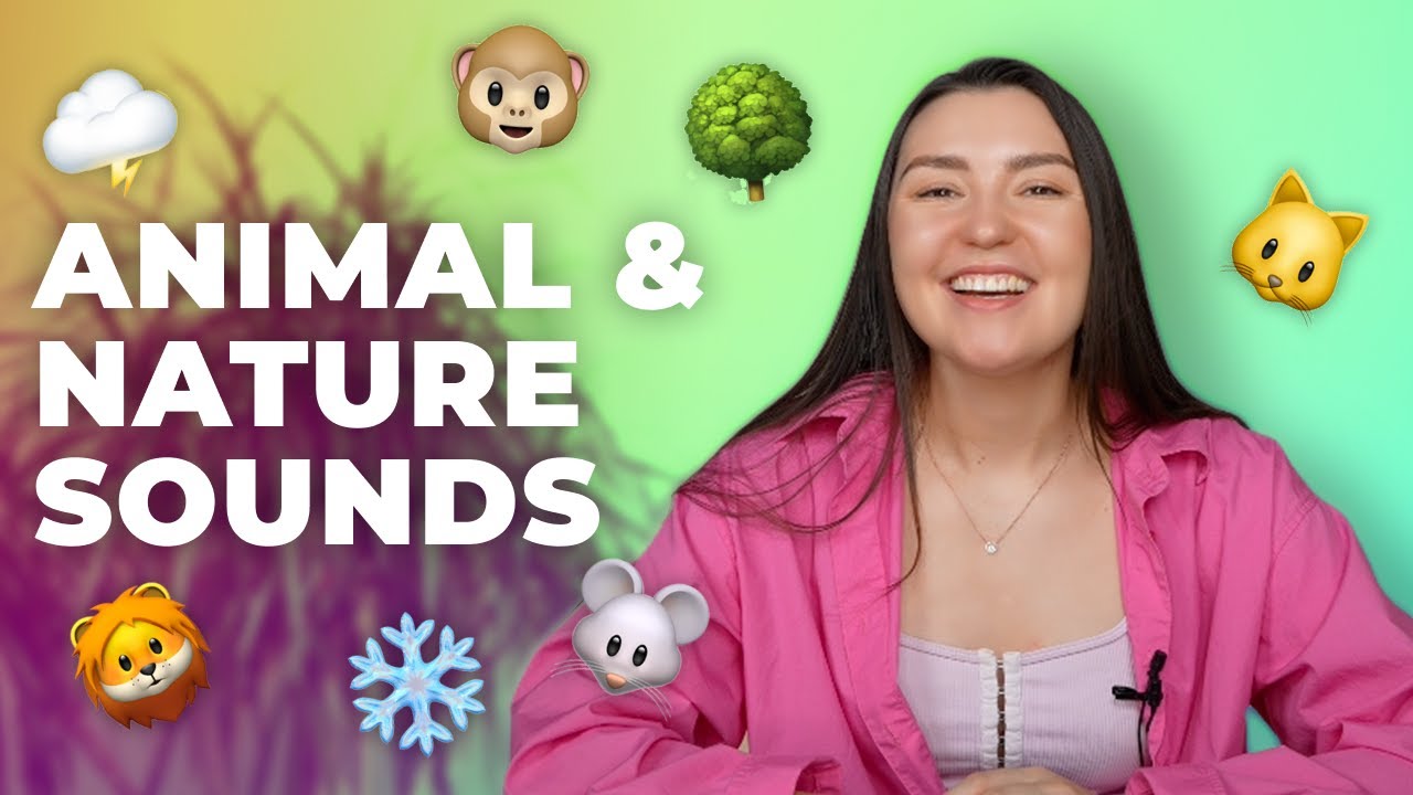 What sounds do animals make in English? - YouTube