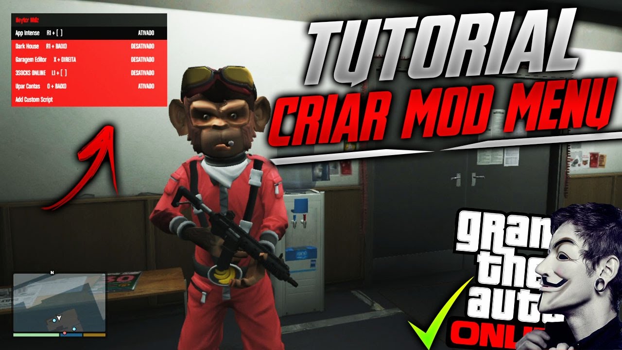 Como CRIAR Mod Menu Para Gta 5 Online How To Create Mod Menu For Gta Como CRIAR Mod Menu Para Gta 5 Online How To Create Mod Menu For Gta