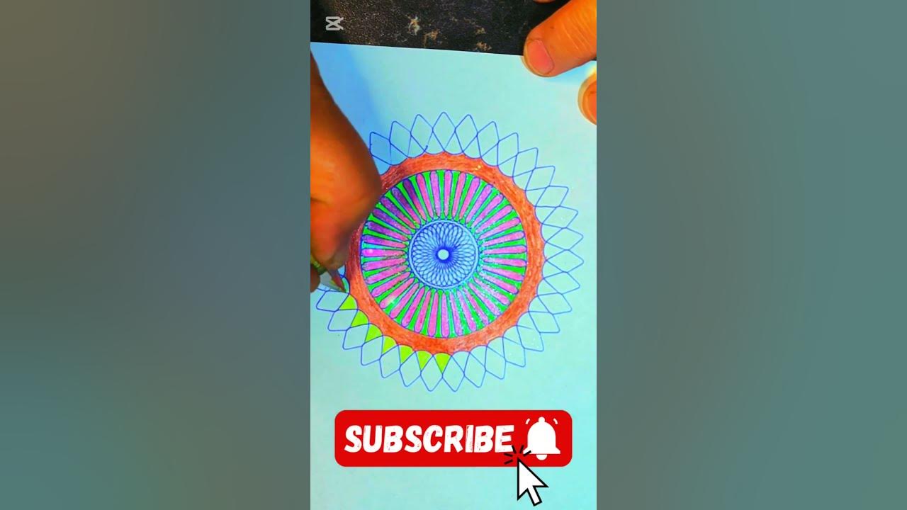 Spirograph is a tool for creating geometric patterns.@spirograph15 - YouTube
