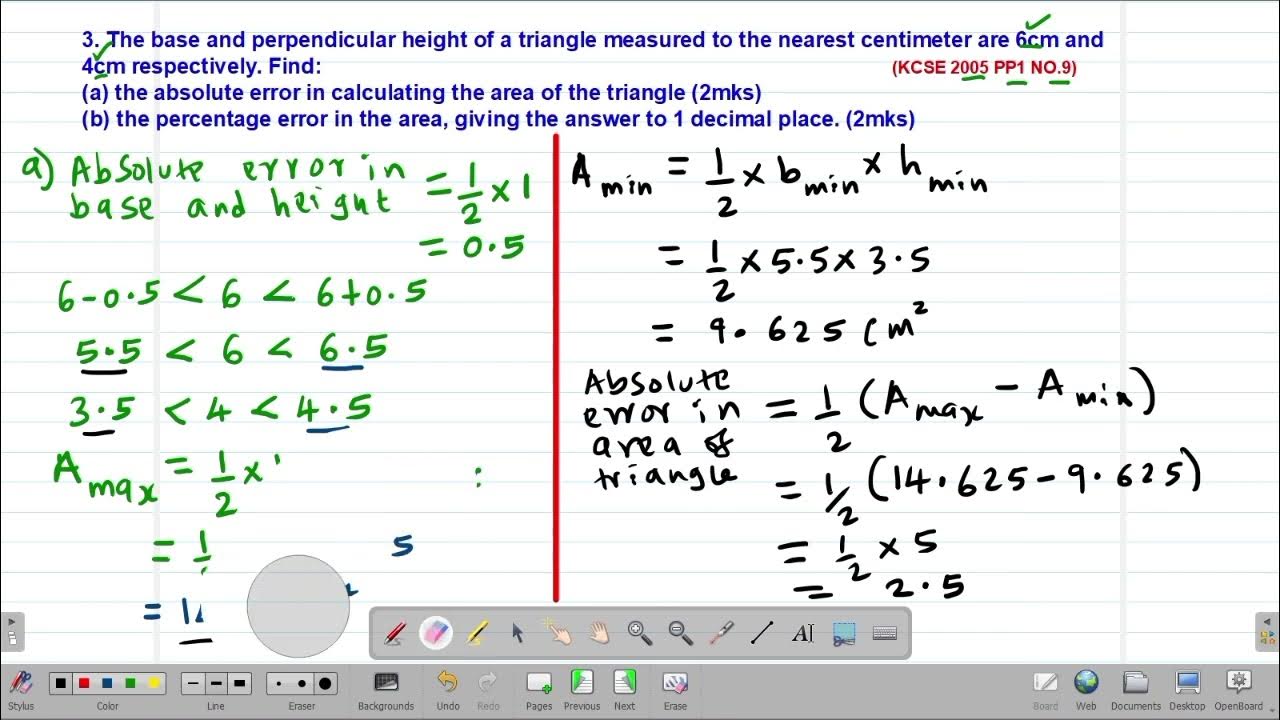 MATH: FORM3: APPROXIMATIONS AND ERRORS: LESSON 3 - YouTube