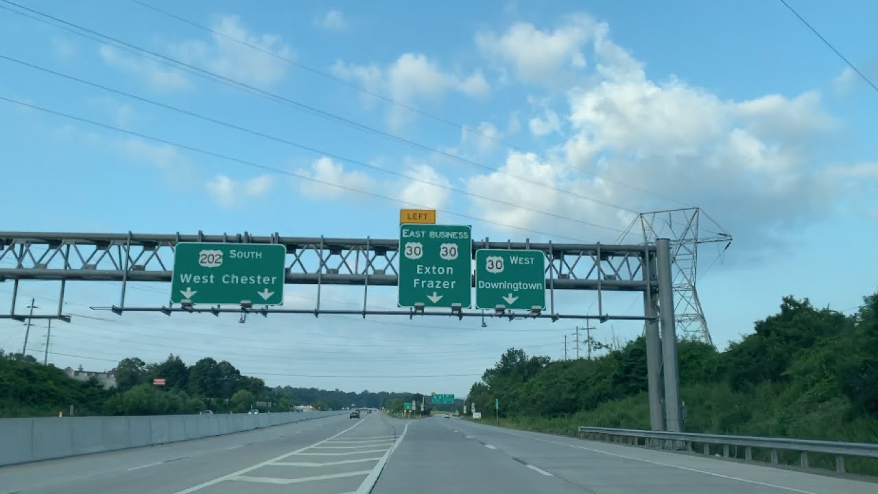 Trip #6 - Beautiful Freeway in the suburbs of Philadelphia - YouTube