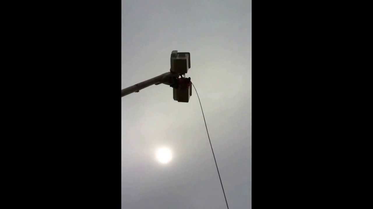 Powerline bucket escape training. - YouTube