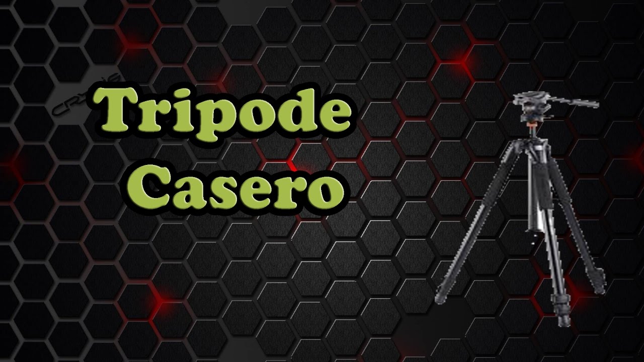 Como hacer un tripode casero - YouTube