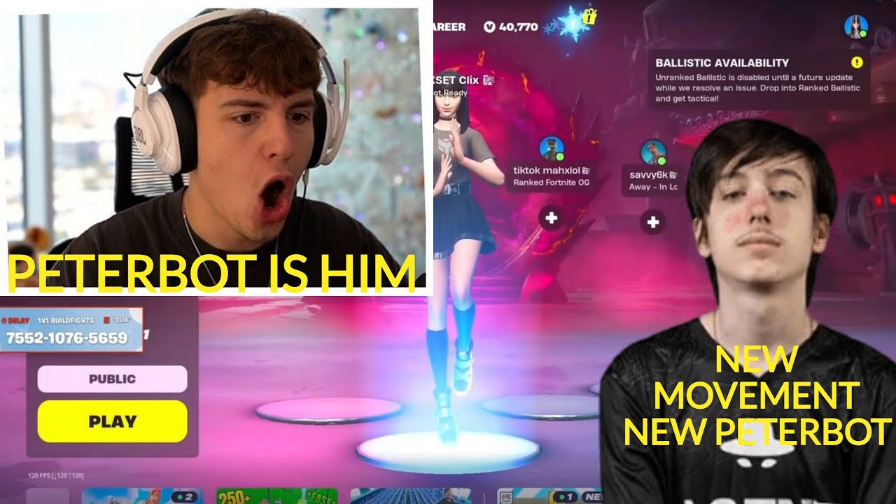 Why You Shouldn't Miss CLIX and PETERBOT's Epic Wager #clix #fortnite ...