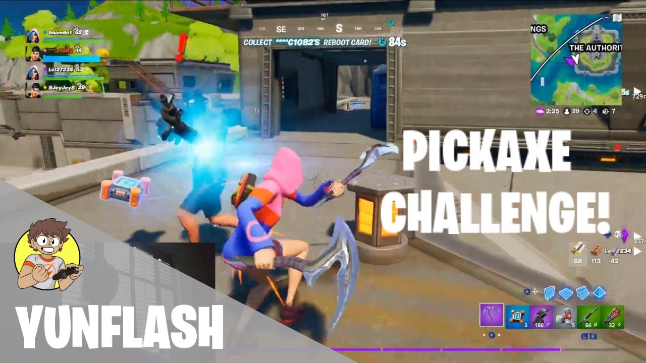 Fortnite pickaxe challenge: marauders, henchmen or Jules? - YouTube
