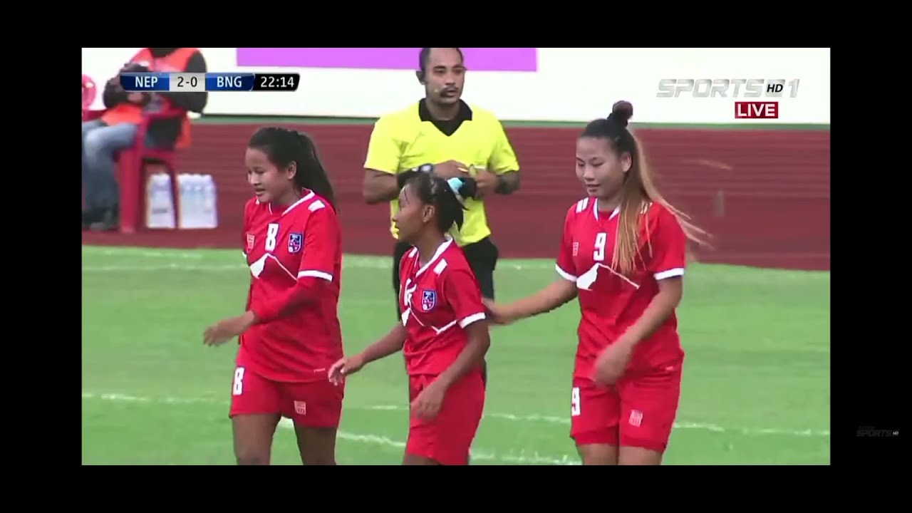Priti Rai debut goal for Nepal🇳🇵(16 years old girl) - YouTube