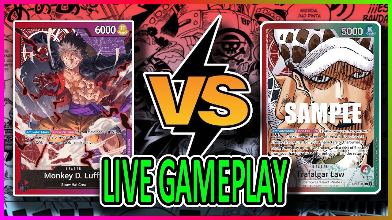 OP09 - RG-Law vs RP-Luffy | Emperors In The New World - YouTube