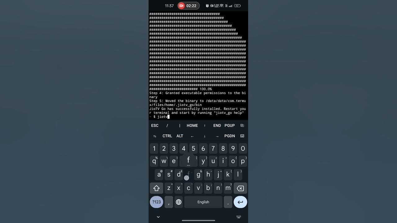 Install JioTV Go for Android on Termux - YouTube
