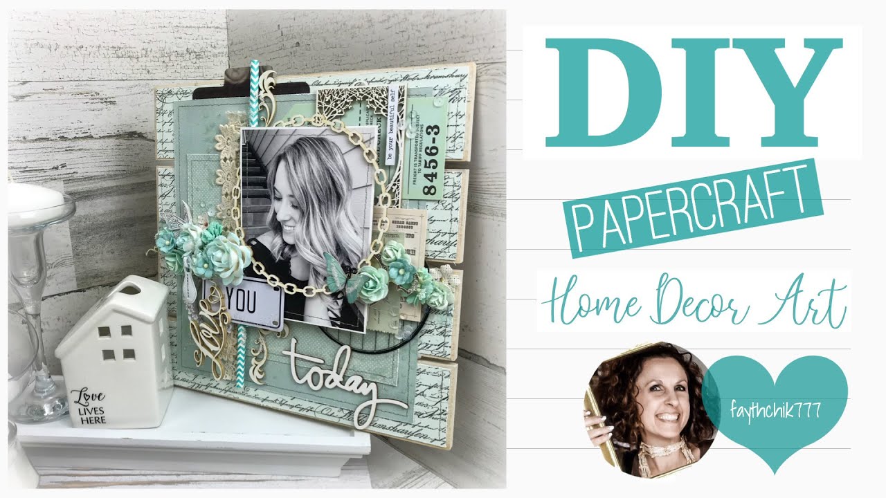 DIY Paper Craft for Home Decor | DIY Home Decor Keepsake | DIY Mixed ...