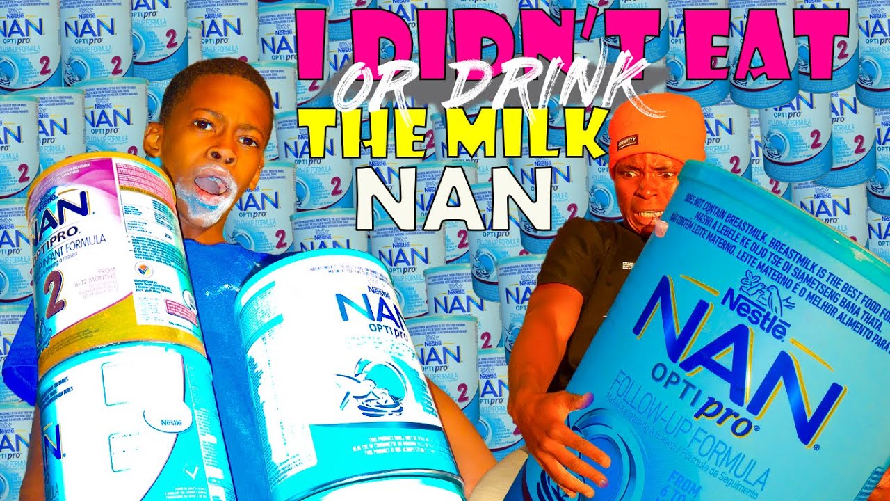 WE STOLE & ATE ALL THE (NAN) MILK CAN'S - YouTube