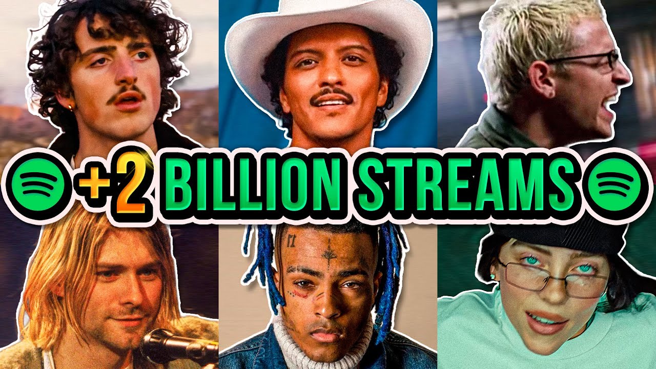 Songs That Hit +2 BILLION Streams on Spotify - YouTube