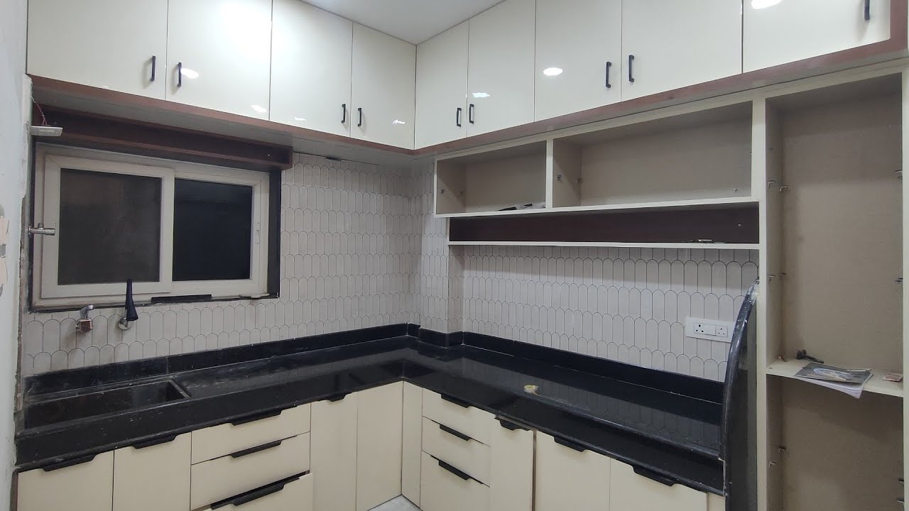 9 by 11 Modular Kitchen Platform Cutlery Unit size Dimensions - YouTube