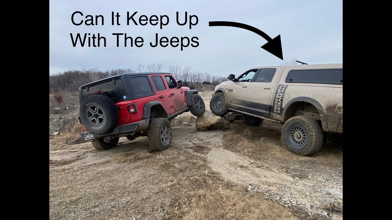 Can The Power Wagon Hang With The Jeeps Off-road? - YouTube