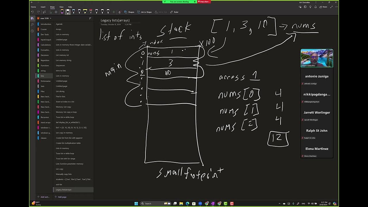 100824 COSC 1336 Understand Arrays - YouTube