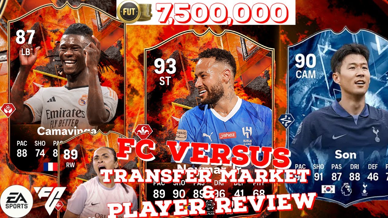 BEST FC VERSUS (ICE AND FIRE) PLAYERS REVIEW! - EA FC 24 - YouTube