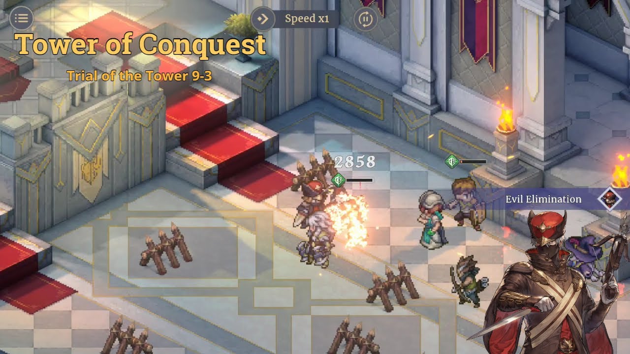 [Sword of Convallaria] Tower of Conquest 9-3 Clear - Alexei Nightingale ...