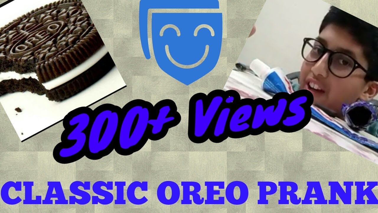 Classic Oreo Prank / Toothpaste Version /Nandan Vox - YouTube