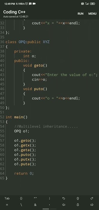 Multilevel Inheritance In Cpp C Shorts Coding Cpp Programming Programminglanguage Youtube