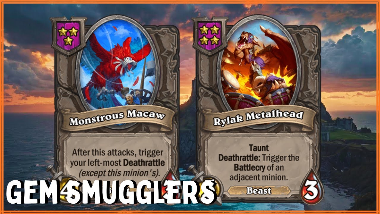 RYLAK GEM SMUGGLER OG STYLE QUILLBOARS - [Hearthstone Battlegrounds ...