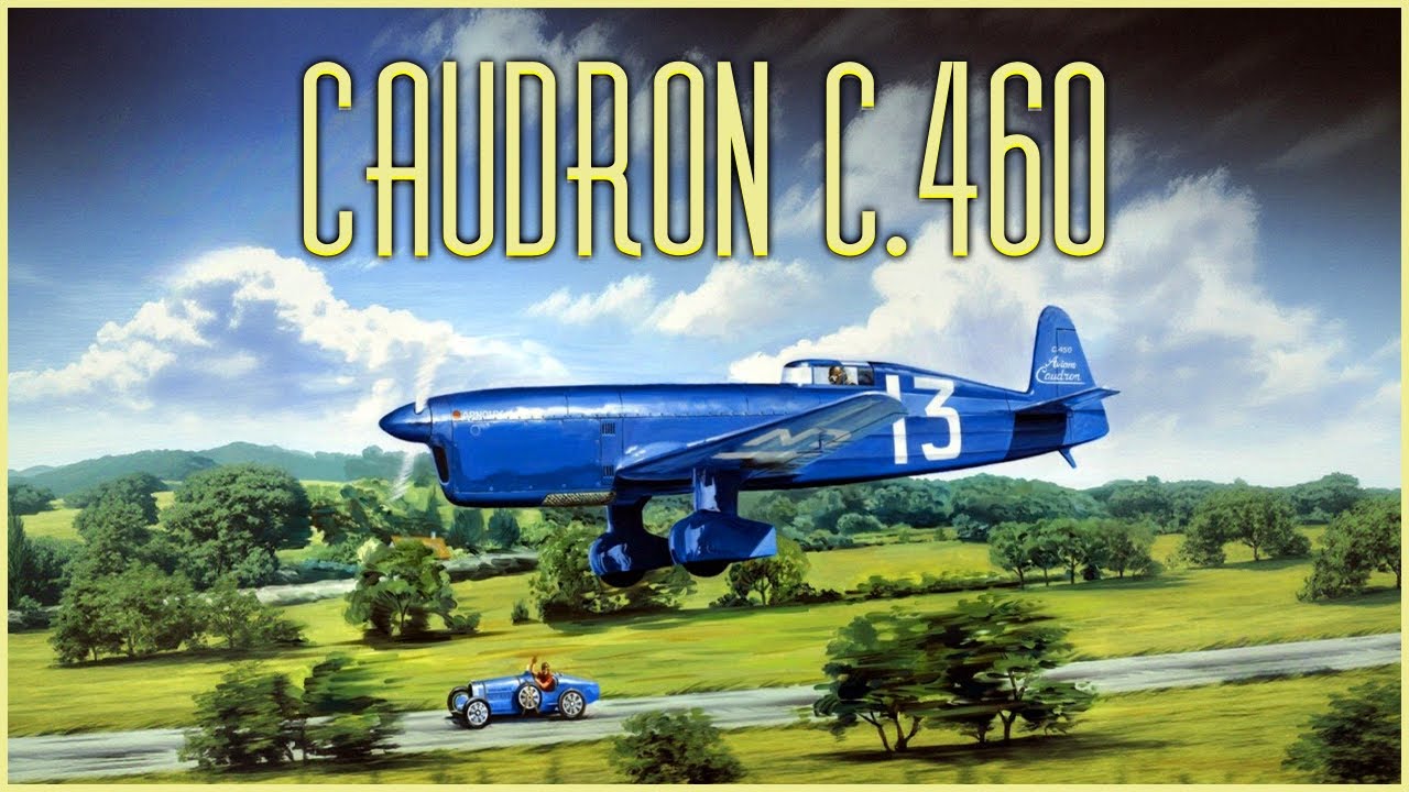 Caudron C.460: World's Fastest Racing Aircraft 1936 - YouTube