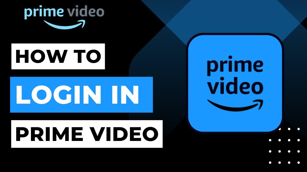 How to Login to Prime Video Account | 2023 - YouTube