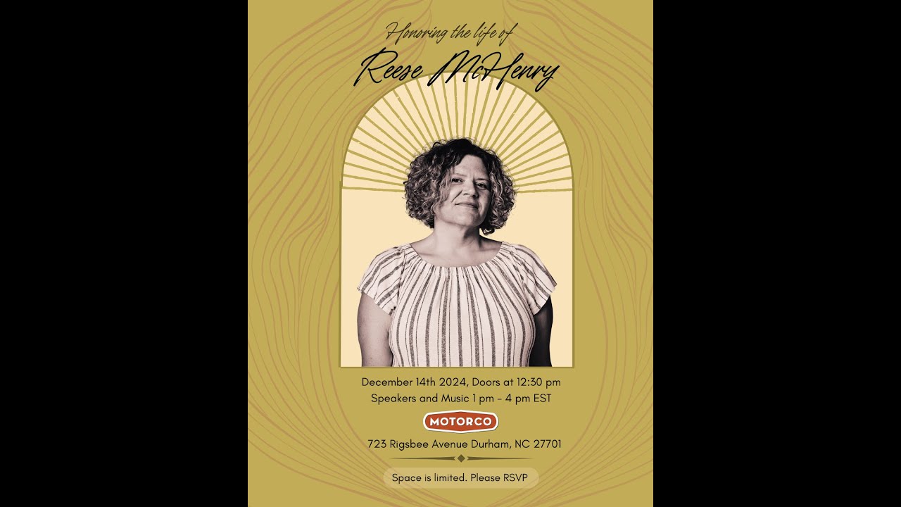 Honoring the Life of Reese McHenry - YouTube