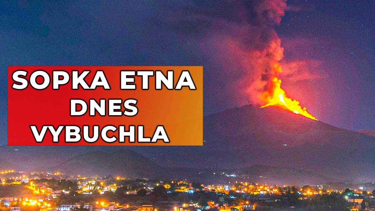 NÁHLY VÝBUCH sopky ETNA na Sicílii - YouTube
