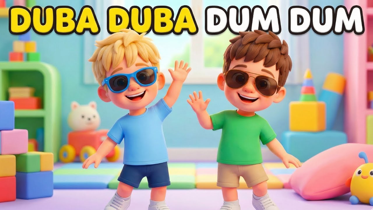 Duba Duba Dum Dum Dance 🕺💃 | Fun Kids Dance Song | Family Dance for ...