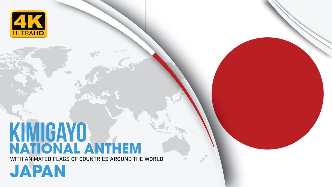 Kimigayo - Japan National Anthem Final Render 4K 2023 - YouTube